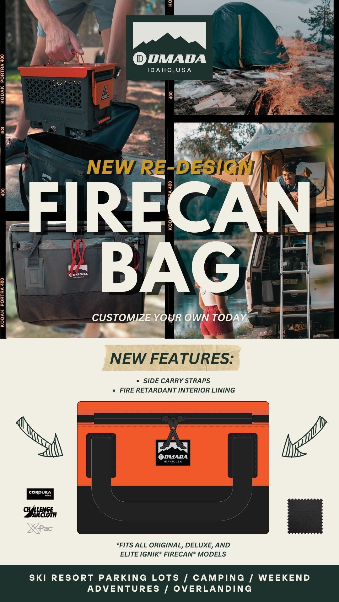 Custom Firecan Bag - Made to Order – Ships in 2-3 Weeks – Dmada Creative